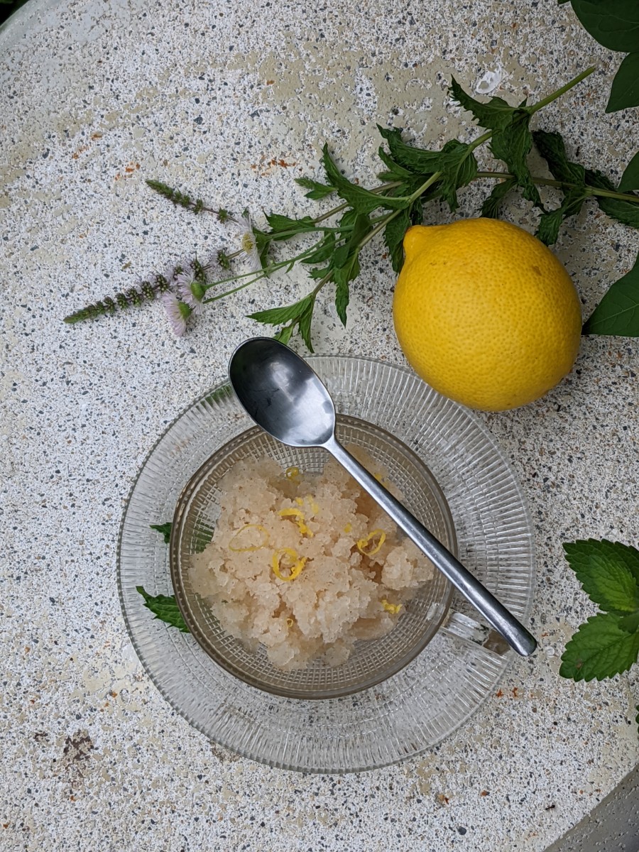 LEMON & ‘PEAR CIDER RIM’- INFUSED GRANITA - Kawartha Spice Company